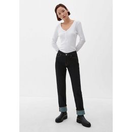 s.Oliver 5-Pocket-Jeans Jeans Karolin / Regular Fit / Mid Rise / Straight Leg