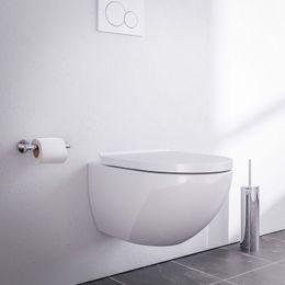 Bernstein Spülrandloses WC E-9030 in Weiß glänzend - inkl. Soft-Close-Deckel