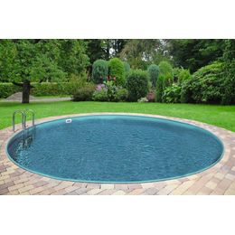 Rundpool Clear Pool "Premium Ibiza" Schwimmbecken Gr. Ø/B/H/L: 500 cm x Breite Höhe 120 cm x Länge, 22000 l, weiß Rundpools