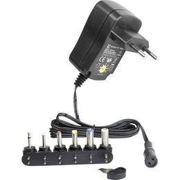 HNP06-UNI Steckernetzteil, einstellbar 3 v, 4.5 v, 5 v, 6 v, 7.5 v, 9 v, 12 v 0.6 a 7.2 w - Hn Power