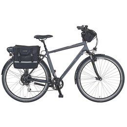 E-Bike Prophete "Entdecker e9000" E-Bikes Gr. 52 cm, 28 Zoll (71,12 cm), grau E-Bikes