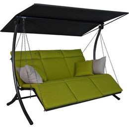 Angerer Freizeitmöbel Hollywoodschaukel Swing Smart lime, 3-Sitzer, Bettfunktion...