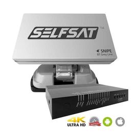 Selfsat Selfsat SNIPE BT Grey Line Single - automatische Camping Antenne incl. C...