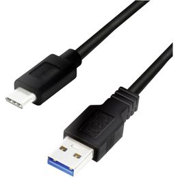 USB-Kabel usb 3.2 Gen1 (usb 3.0 / usb 3.1 Gen1) usb-a Stecker, usb-c® Stecker 3.00 m CU01 - Logilink