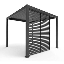 Weide Pavillonseitenteil Weide Seitenwandpaneele 1,13 M für Alu-Pavillon anth., ...