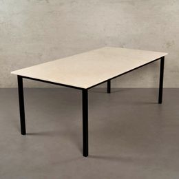 MAGNA ATELIER Esstisch SAPPORO mit Marmor Tischplatte für den Außenbereich, Gart...