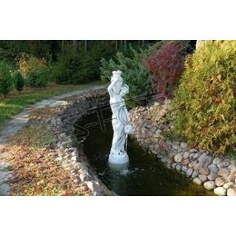 JVmoebel Skulptur Dekoration Figur Fontaine Garten Designer Figuren Skulptur Sku...