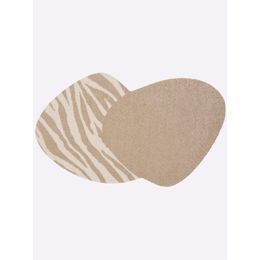 Fußmatte Salonloewe Teppiche Gr. B/L: 75 cm x 120 cm, 7 mm, 1 St., beige (sand) Fußmatten gemustert