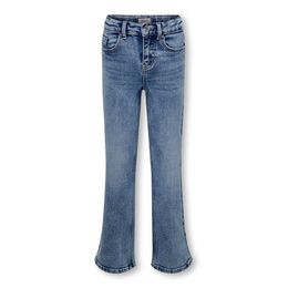 KIDS Only 5-Pocket-Jeans KOGJUICY WIDE LEG DEST DN, blau