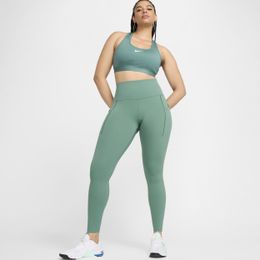 Nike Universa Leggings in voller Länge mit Taschen, mittlerem Halt und hohem Bund für Damen - Grün