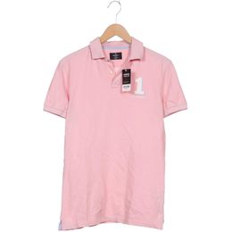 Hackett London Herren Poloshirt, pink, Gr. 46