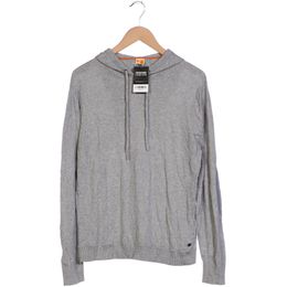 BOSS Orange Herren Pullover, grau, Gr. 54