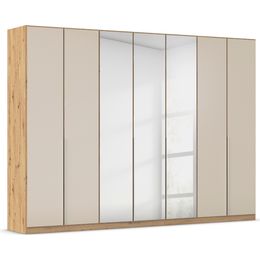 Drehtürenschrank Rauch "Kleiderschrank Kleiderschränke Schrank Garderobe AGORDO mit Glasfront" Schränke Gr. B/H/T: 315 cm x 229 cm x 54 cm, 7 St., braun (eiche artisan) Drehtürenschränke