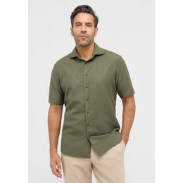 Kurzarmhemd Eterna "MODERN FIT" Gr. 40, Normalgrößen, grün (khaki) Herren Hemden Kurzarm