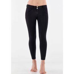 Jeggings Freddy "WRUP4 SUPERSKINNY" Gr. L (40), N-Gr, schwarz (black) Damen Hosen Stoffhosen