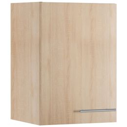 Hängeschrank Optifit "Mini" Schränke Gr. B/H/T: 40 cm x 58 cm x 35 cm, 1 St., braun (eichefarben) Hängeschränke