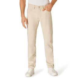 5-Pocket-Hose Pioneer Authentic Jeans "Leinenhose Rando" Gr. 32, Länge 34, beige (natur) Herren Hosen