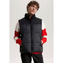 Steppweste Tommy Hilfiger "NEW YORK GILET" Gr. L, schwarz (black) Herren Westen Steppwesten