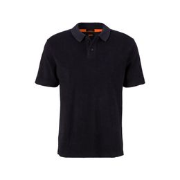 Poloshirt BOSS Orange "Pe_Towel" Gr. XXL, blau (dark blue404) Herren Shirts Kurzarm