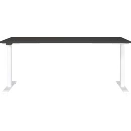 Schreibtisch Germania "Jet" Tische Gr. B/H/T: 180 cm x 72 cm x 80 cm, grau (graphit, weiß, graphit) Schreibtische