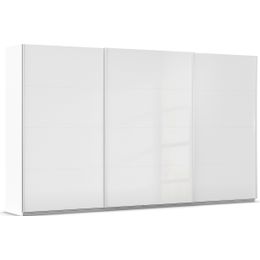 Schwebetürenschrank Rauch "Kleiderschrank Schrank Garderobe AGORDO mit Dekor- oder Hochglanzfront" Schränke Gr. B/H/T: 360 cm x 210 cm x 62 cm, 3 St., weiß (alpinweiß, hochglanz weiß) Schwebetürenschränke und Schiebetürenschränke Bestseller