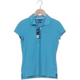 Tommy Hilfiger Damen Poloshirt, blau, Gr. 34