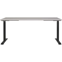 Schreibtisch Germania "Jet" Tische Gr. B/H/T: 180 cm x 72 cm x 80 cm, beige (kaschmir, schwarz, kaschmir) Schreibtische