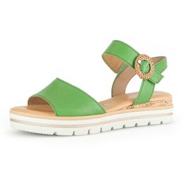Sandalette Gabor "RHODOS" Gr. 40, grün (apfelgrün) Damen Schuhe Sandaletten