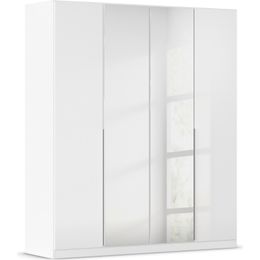 Drehtürenschrank Rauch "Kleiderschrank Schrank Garderobe AGORDO mit Dekor- oder Hochglanzfront" Schränke Gr. B/H/T: 181 cm x 210 cm x 54 cm, 4 St., weiß (alpinweiß, hochglanz weiß) Drehtürenschränke Bestseller