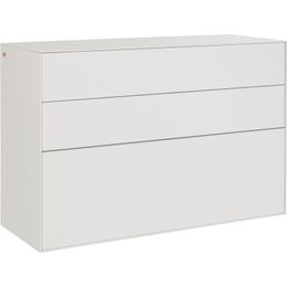 Sideboard LeGer Home by Lena Gercke "Essentials" Sideboards Gr. B/H/T: 112 cm x 74 cm x 42 cm, 3, weiß (warmweiß) Sideboards