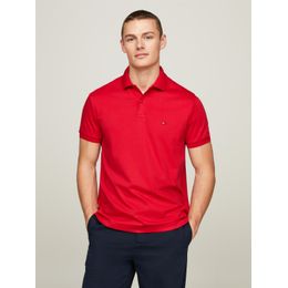 Poloshirt Tommy Hilfiger "LIQUID COTTON ESSENTIAL REG POLO" Gr. L, rot (primary red) Herren Shirts Kurzarm