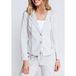 Jackenblazer Zhrill "DARCIA" Gr. XXL, grau (grey) Damen Blazer