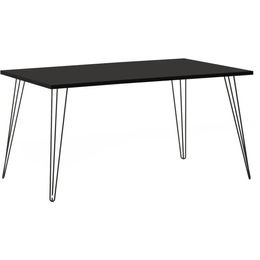 Ablagetisch Schildmeyer "Fynn" Tische Gr. B/H/T: 160,0 cm x 74,0 cm x 80,0 cm, schwarz (schwarz, schwarz, schwarz) Beistelltische