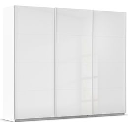 Schwebetürenschrank Rauch "Kleiderschrank Schrank Garderobe AGORDO mit Dekor- oder Hochglanzfront" Schränke Gr. B/H/T: 271 cm x 229 cm x 62 cm, 3 St., weiß (alpinweiß, hochglanz weiß) Schwebetürenschränke und Schiebetürenschränke Bestseller