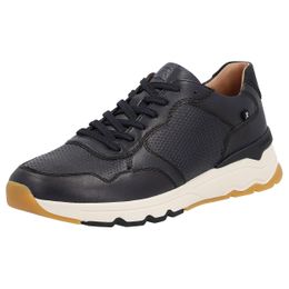 Sneaker Rieker EVOLUTION Gr. 45, schwarz (dunkelblau, schwarz) Herren Schuhe Schnürhalbschuhe