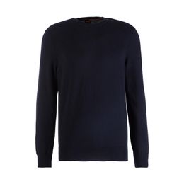 Strickpullover BOSS Orange "Asac_V" Gr. XL, blau (404_dark_blue) Herren Pullover Sweatshirts