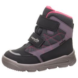 Winterboots Superfit "MARS WMS: Mittel" Gr. 28, grau (grau, lila) Kinder Schuhe Stiefel Boots