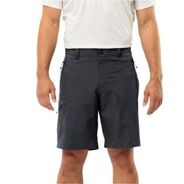 Funktionsshorts Jack Wolfskin "ACTIVE TRACK SHORTS M" Gr. 46, N-Gr, schwarz-weiß (phantom) Herren Hosen Outdoor-Hosen