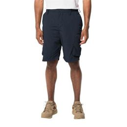 Cargoshorts Jack Wolfskin "KALAHARI CARGO M" Gr. 52, N-Gr, blau (night blue) Herren Hosen Shorts