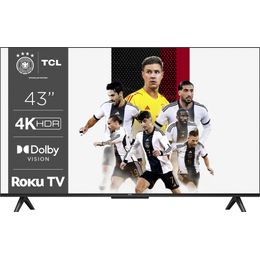 F (A bis G) TCL LED-Fernseher "43RP630X1" Fernseher grau (anthrazit) LED Fernseher