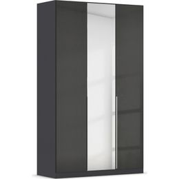 Drehtürenschrank Rauch "Kleiderschrank Schrank Garderobe AGORDO mit Dekor- oder Hochglanzfront" Schränke Gr. B/H/T: 136 cm x 229 cm x 54 cm, 3 St., grau (graumetallic, effektgrau hochglanz) Drehtürenschränke Bestseller