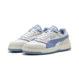 Sneaker Puma "DOUBLECOURT PRM" Gr. 45, Puma white, warm zen blue Schuhe Puma