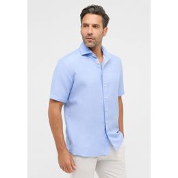 Kurzarmhemd Eterna "MODERN FIT" Gr. 39, Normalgrößen, blau (azurblau) Herren Hemden Kurzarm