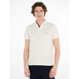 Poloshirt Tommy Hilfiger "BOLD GS COLLAR REGULAR POLO" Gr. L, weiß (ancient white) Herren Shirts Kurzarm