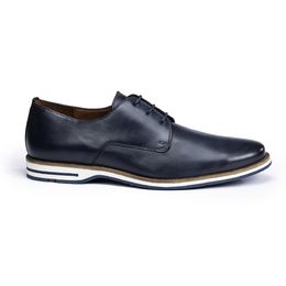 Schnürschuh Lloyd "Dakin" Gr. 10 (44,5), blau (dunkelblau) Herren Schuhe Schnürhalbschuhe