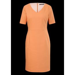 comma, Etuikleid COMMA Gr. 42, N-Gr, orange Damen Kleider Etuikleider
