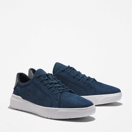 Sneaker Timberland "M Seneca Bay LOW LACE UP SNEAKER DA" Gr. 43 (9), blau (dark denim) Schuhe Schnürhalbschuhe