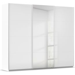 Schwebetürenschrank Rauch "Kleiderschrank Schrank Garderobe AGORDO mit Dekor- oder Hochglanzfront" Schränke Gr. B/H/T: 271 cm x 229 cm x 62 cm, 3 St., weiß (alpinweiß, hochglanz weiß) Schwebetürenschränke und Schiebetürenschränke Bestseller