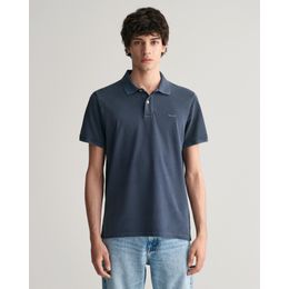 Poloshirt Gant Gr. 4XL, blau (evening blue) Herren Shirts Kurzarm