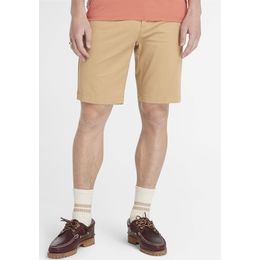 Chinoshorts Timberland "Stretch Twill Chino Short" Gr. 36, N-Gr, beige (light wheat boot) Herren Hosen Chinoshorts